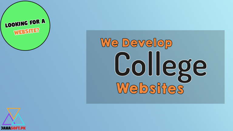 College Website Development Services in Quetta - JAHASOFT
