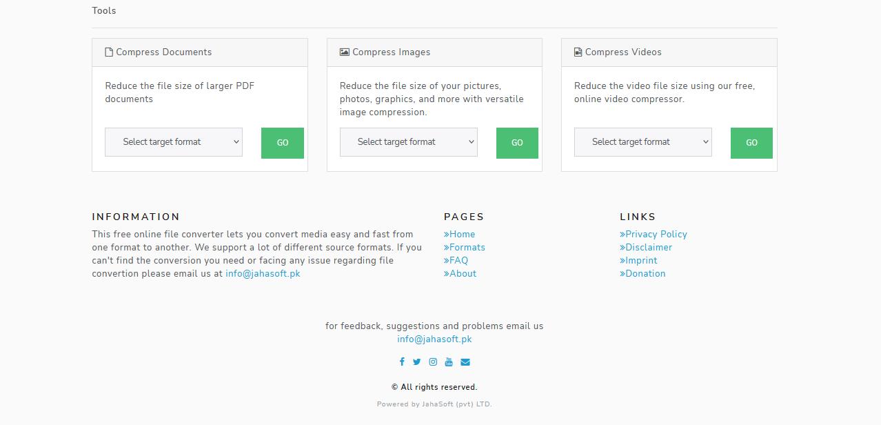 Get All in One Converter Script with 100+ Tools - JAHASOFT